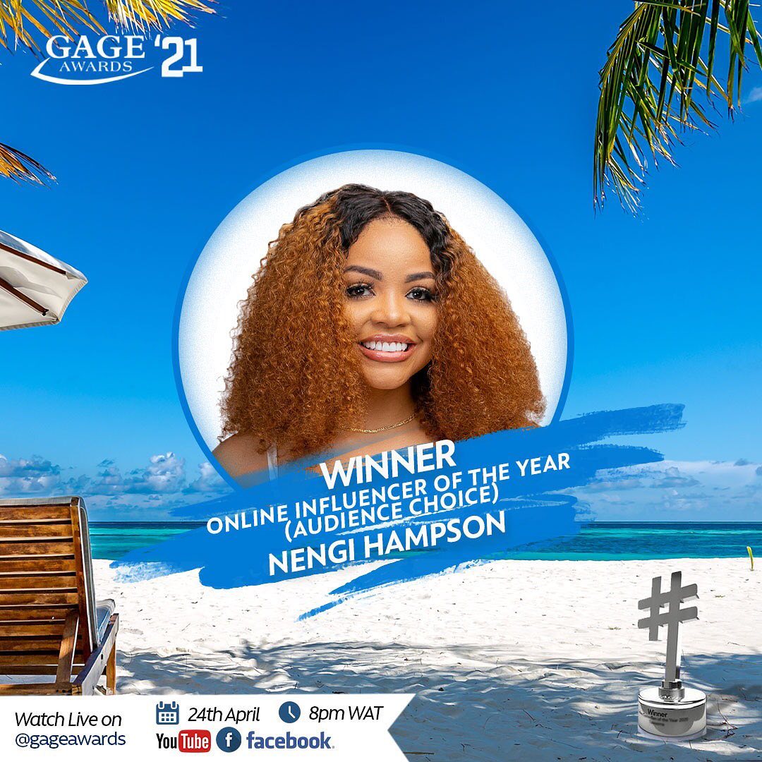HOW NENGI BEAT ERICA AND WON THE GAGE AWARD